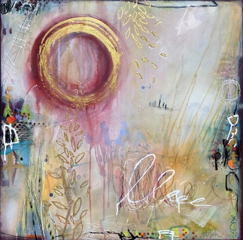 Home is Paradise No.1 by Bea Schubert (2023) : Painting Acrylic, Pastel ...