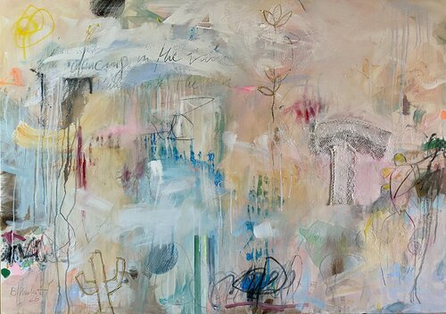 Dancing In The Rain No.1 by Bea Schubert (2026) : Painting Acrylic ...