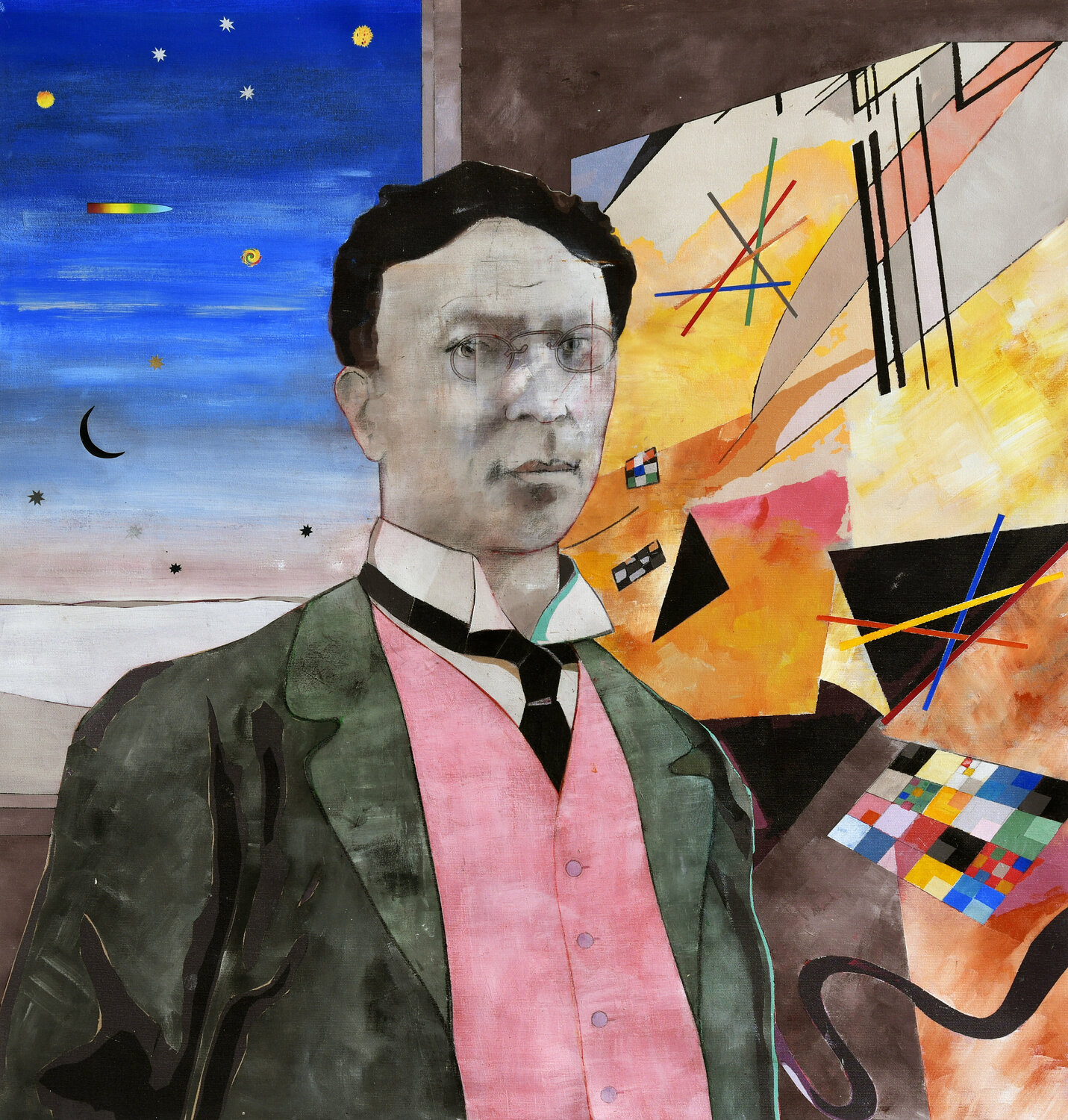 Kandinsky Portrait Painting