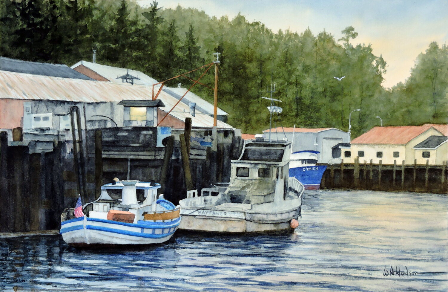 Monterey Clipper by Bill Hudson (2022) : Painting Watercolor on Paper ...