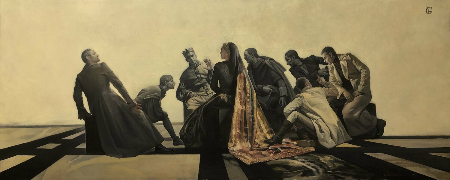THE KINGS ASSEMBLY by Genya Gritchin (2020) : Painting Oil on Canvas ...