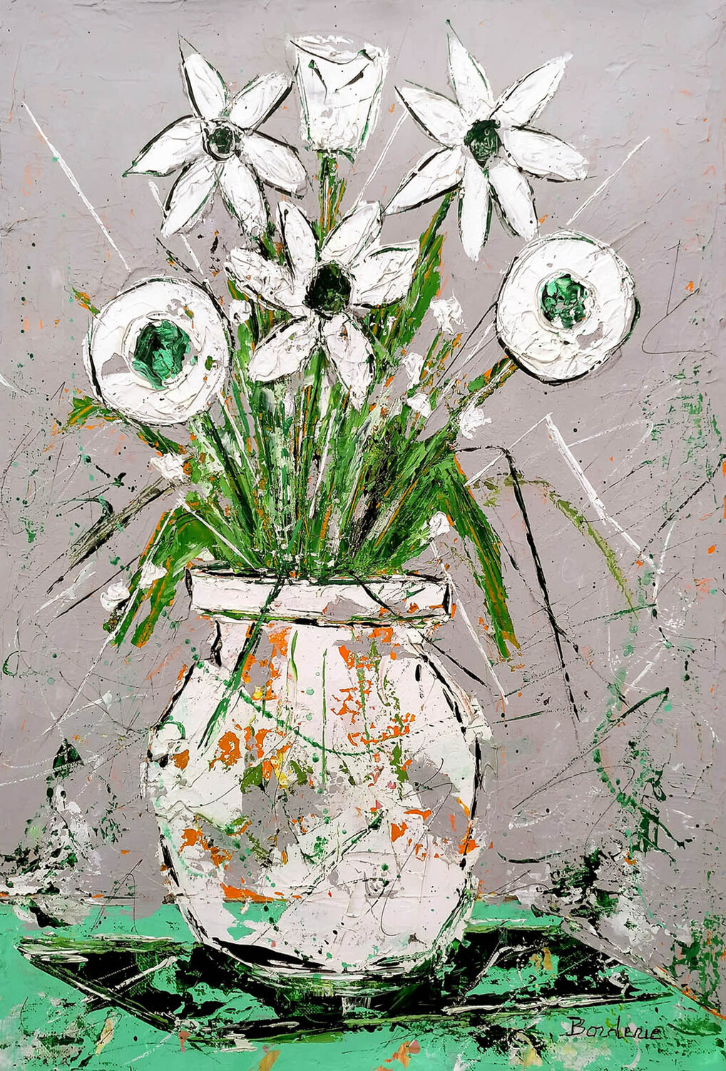 Un bouquet de fraicheur de Jean-Pierre Borderie (2025): Pintura ...