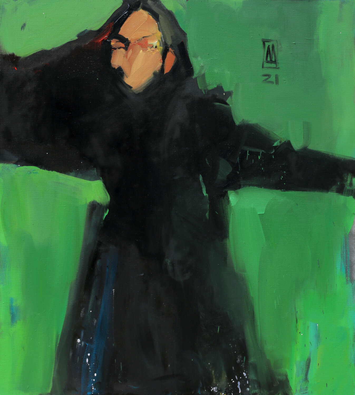 Liberation 2021 de Anastasiia Danilenko (2021): Pintura Óleo en Lienzo ...