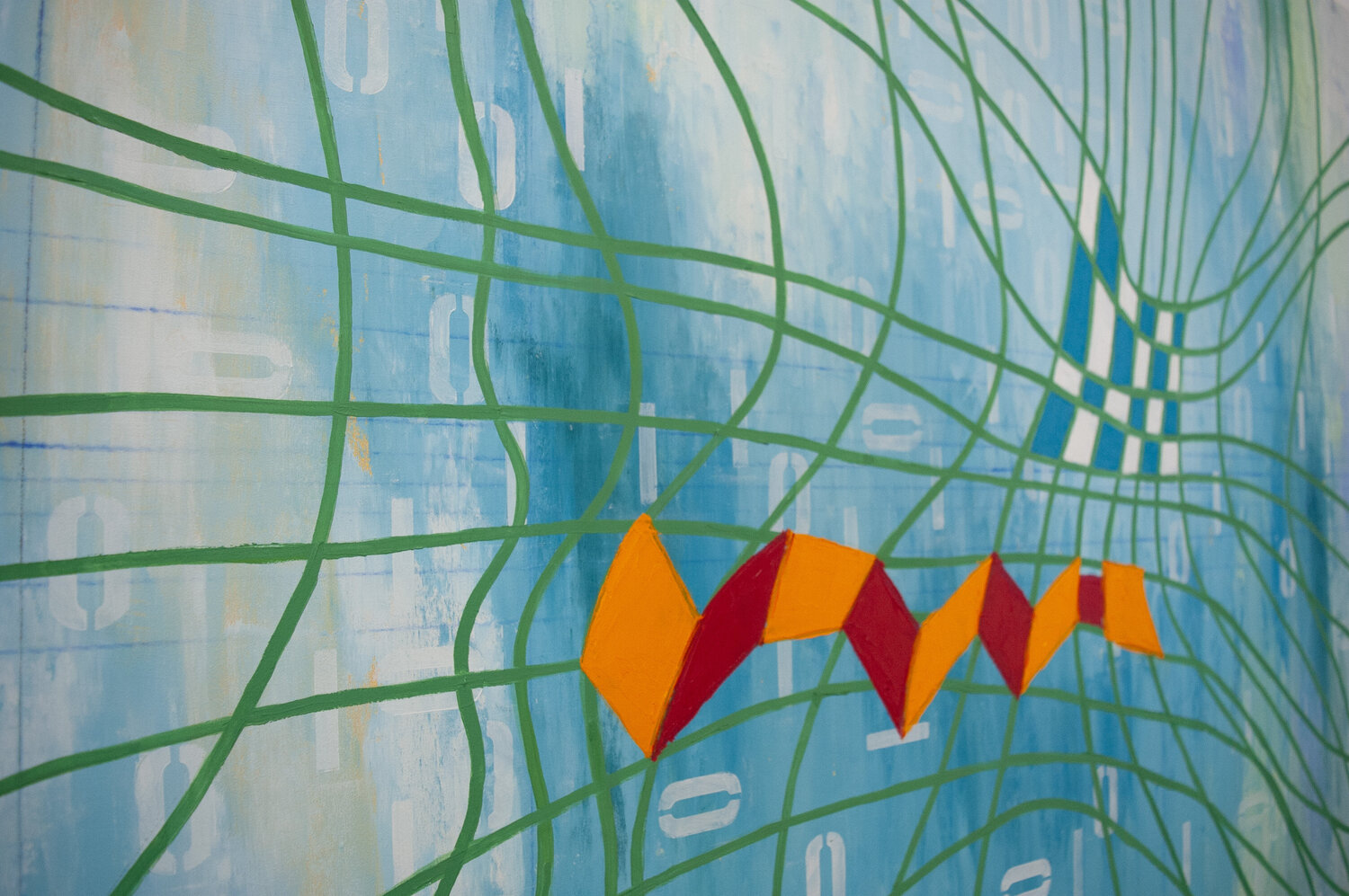 Anomaly by Sabre Esler (2022) : Painting Oil, Chalk on Wood - Singulart