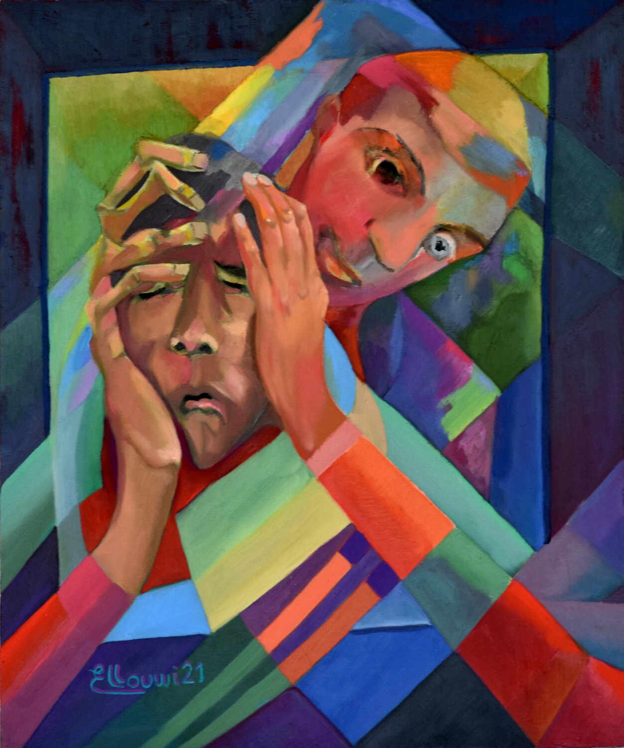 Despair Abstract Art