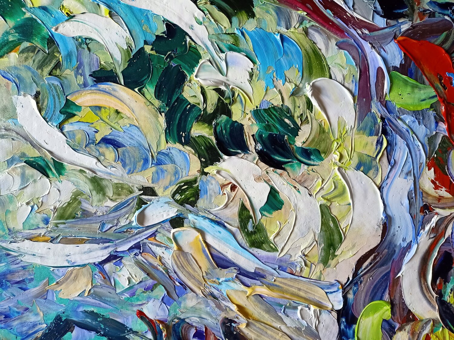 Luci tra i rami by Antonino Puliafico (2023) : Painting Oil on Canvas ...