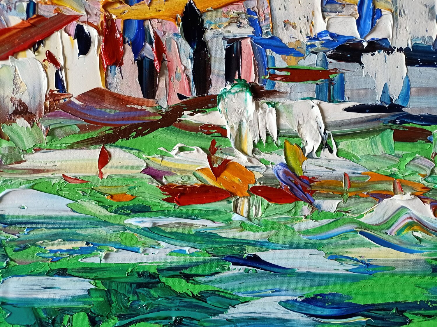 Lungo il canale by Antonino Puliafico (2023) : Painting Oil on Canvas ...