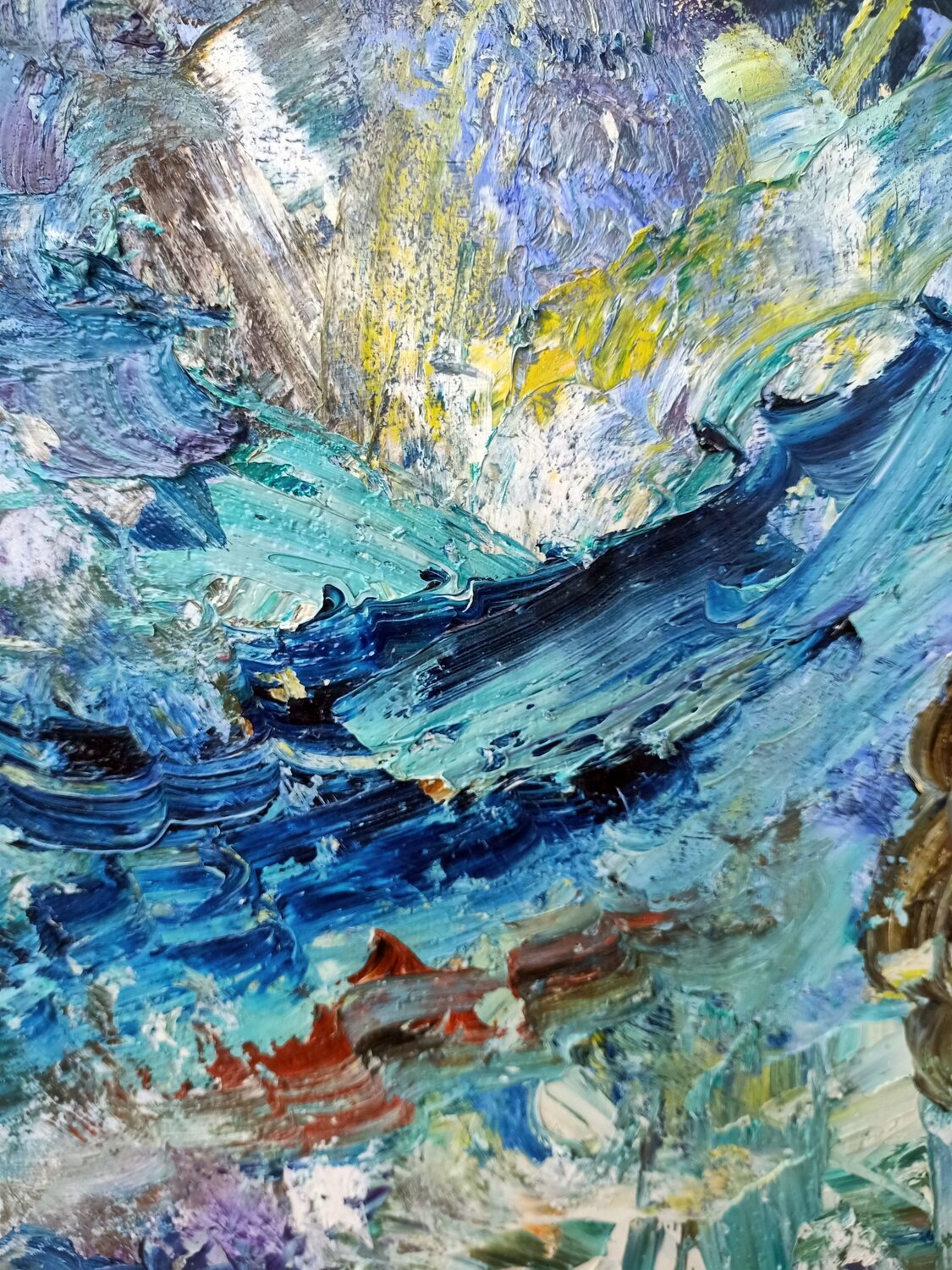 La Burrasca von Antonino Puliafico (1995): Malerei Öl auf Leinwand ...