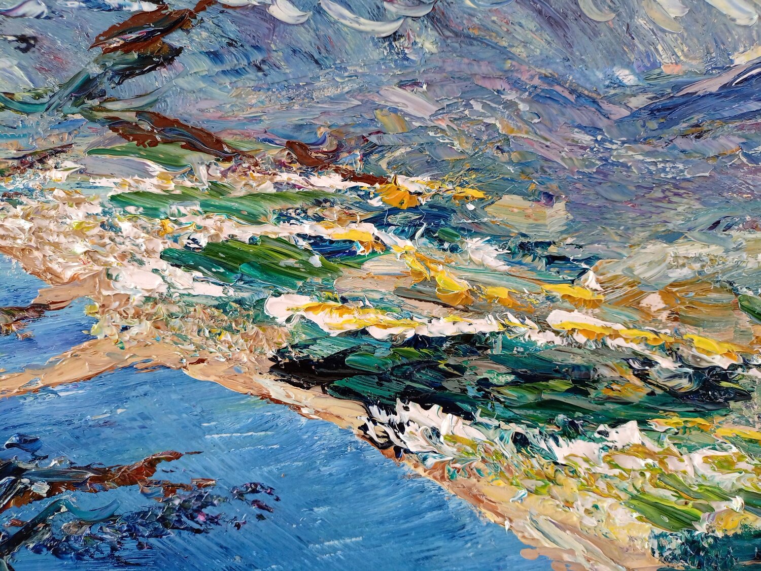 Spiagge del golfo by Antonino Puliafico (1992) : Painting Oil on Canvas ...