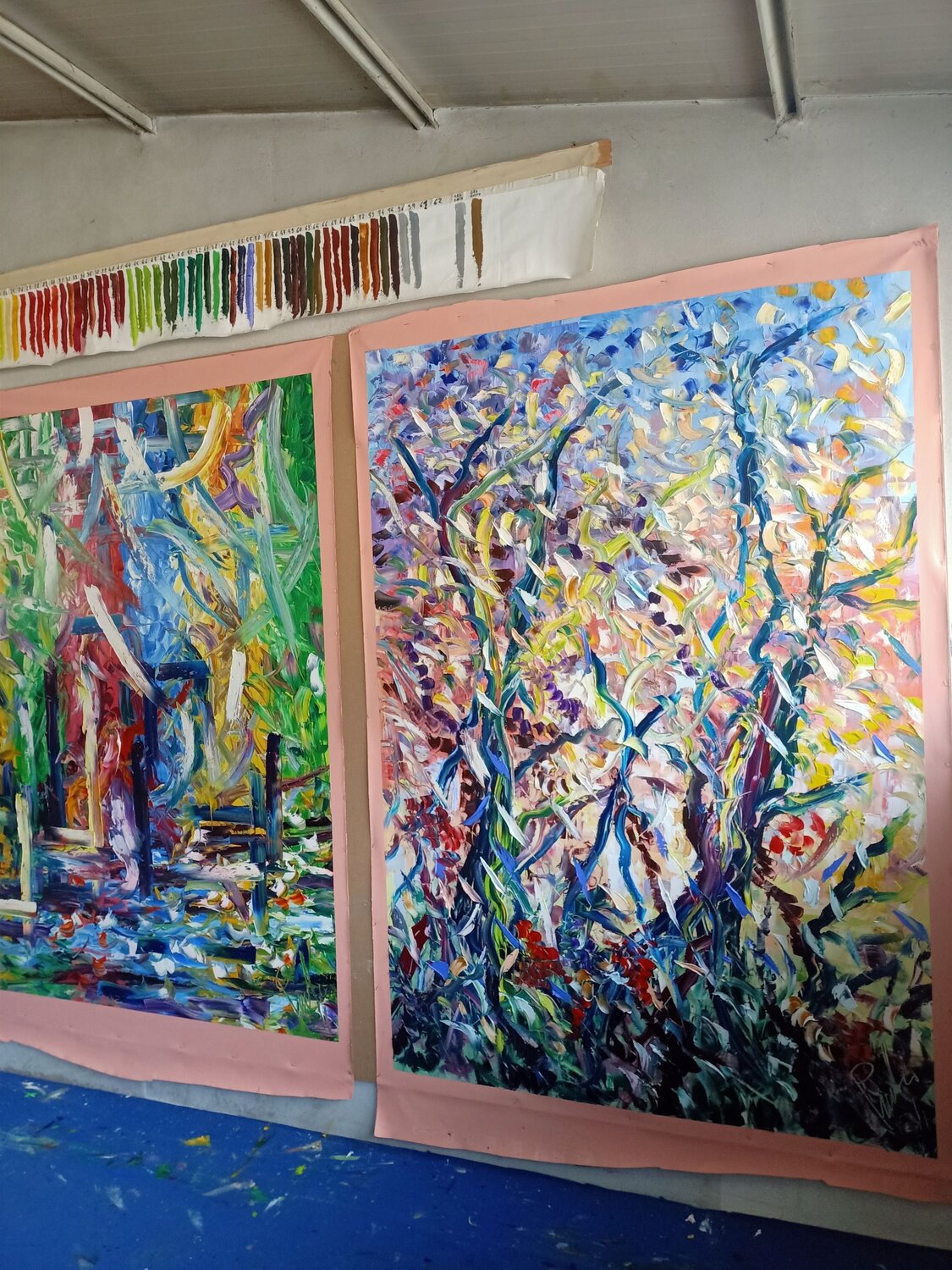 Luce e cespugli by Antonino Puliafico (2024) : Painting Oil on Canvas ...