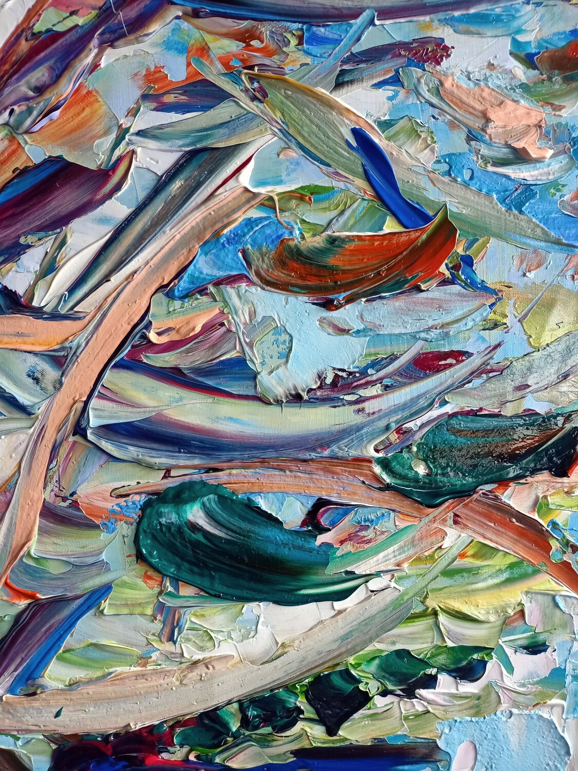 Ciclo di vita by Antonino Puliafico (2024) : Painting Acrylic on Canvas ...