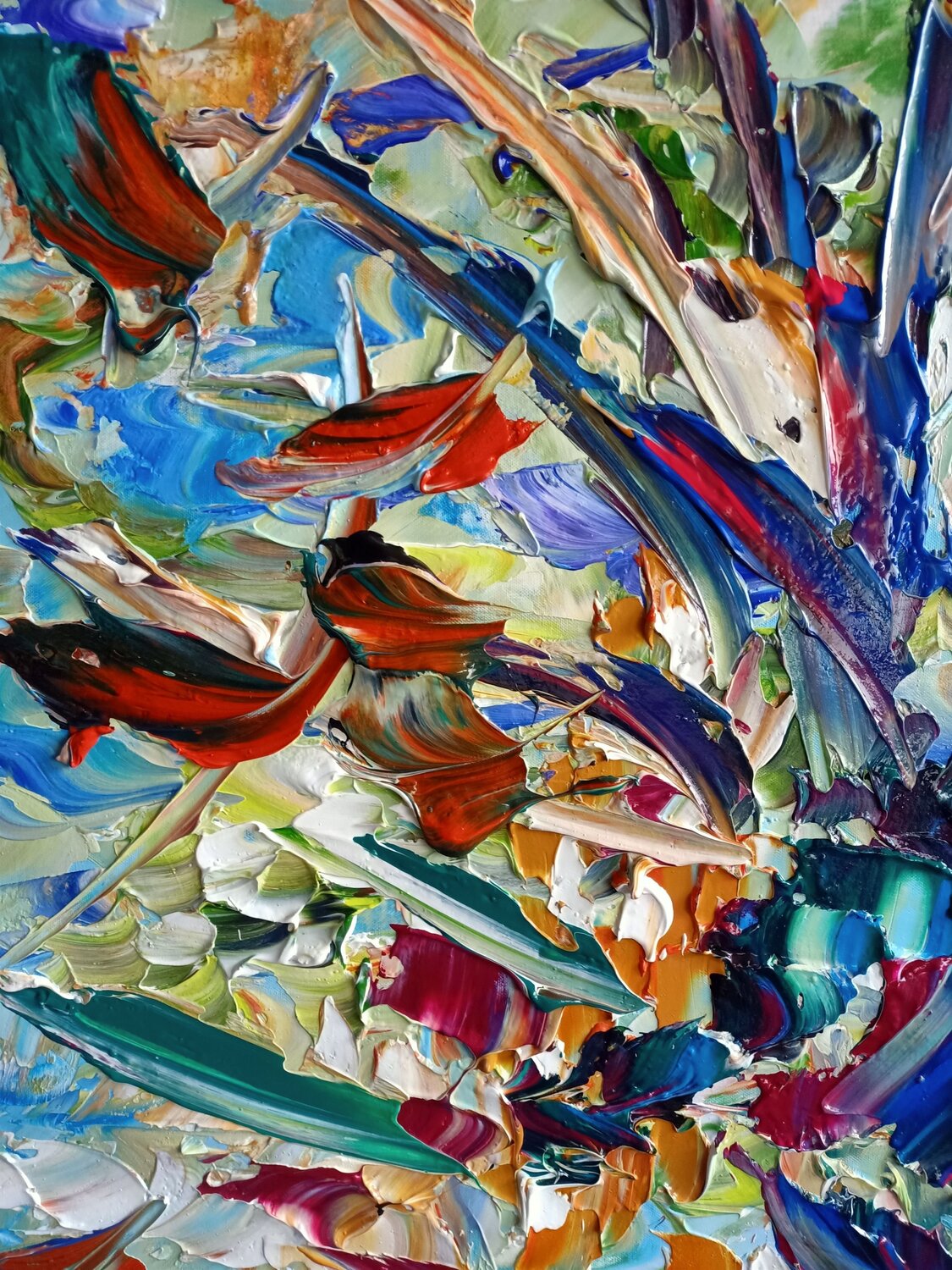 Ciclo di vita by Antonino Puliafico (2024) : Painting Acrylic on Canvas ...