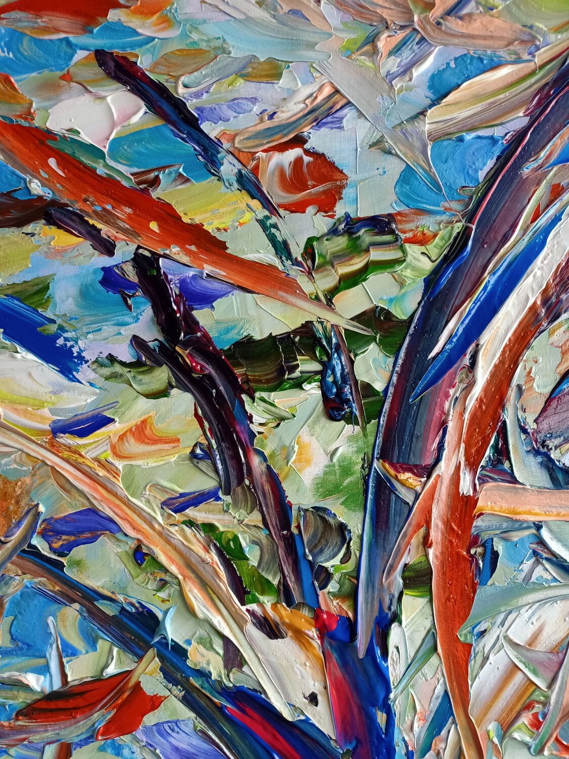 Ciclo di vita by Antonino Puliafico (2024) : Painting Acrylic on Canvas ...