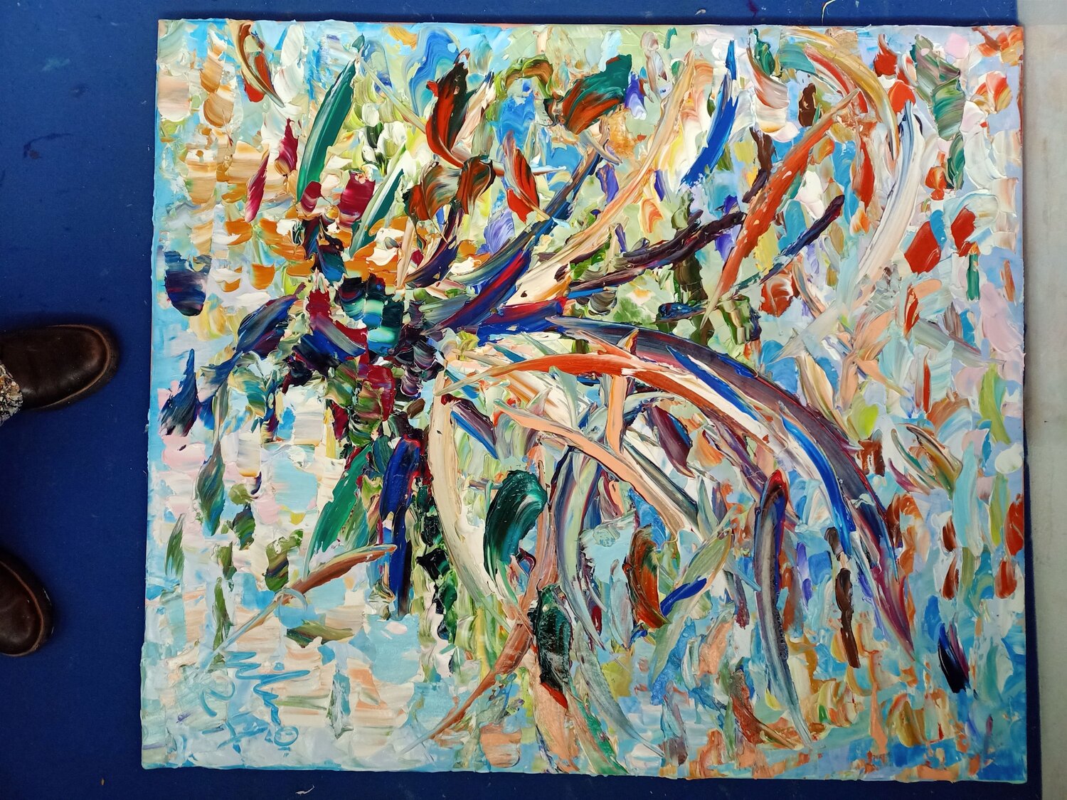 Ciclo di vita by Antonino Puliafico (2024) : Painting Acrylic on Canvas ...