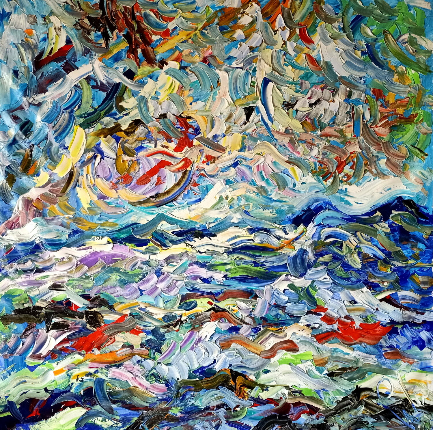 isola by Antonino Puliafico (2020) : Painting Oil on Canvas - Singulart