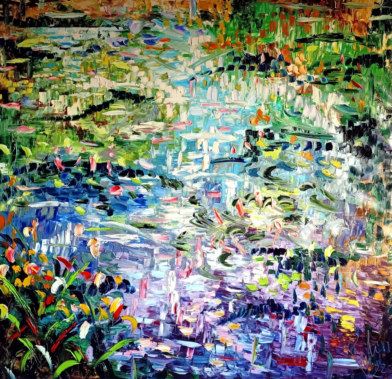 Anime Riflesse de Antonino Puliafico (2022) : Peinture Huile sur Toile ...