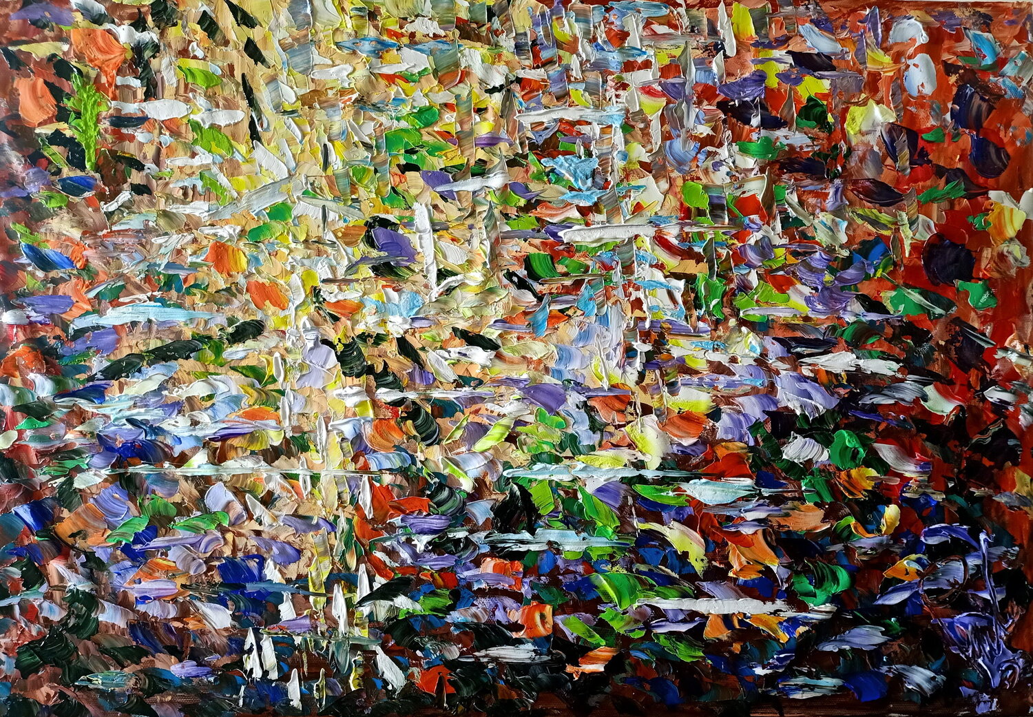 Luce e vita by Antonino Puliafico (2020) : Painting Acrylic on Canvas ...