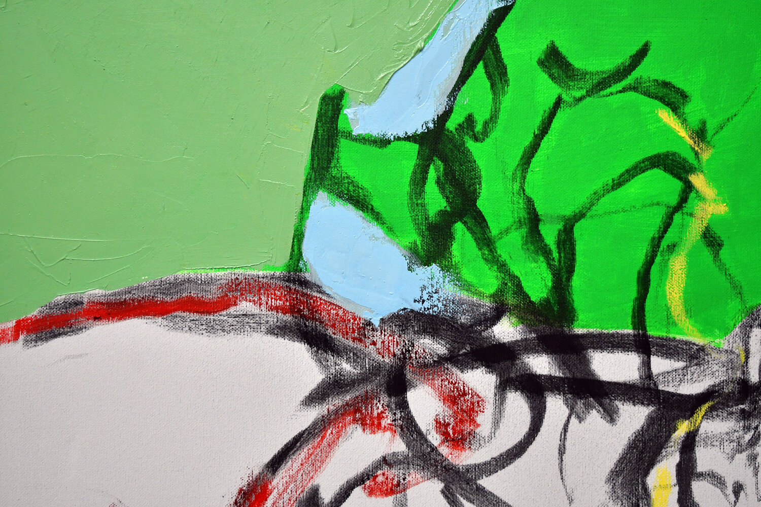 Paar by Matthias Oppermann (2022) : Painting Oil, Charcoal on Canvas ...