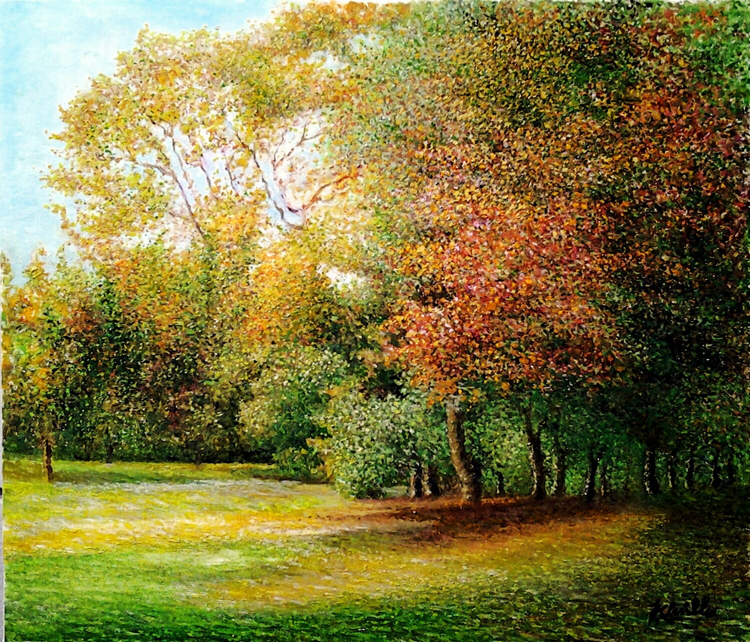 VIVIBILE IN AUTUNNO by DOMENICO URSILLO (2020) : Painting Oil on Canvas ...
