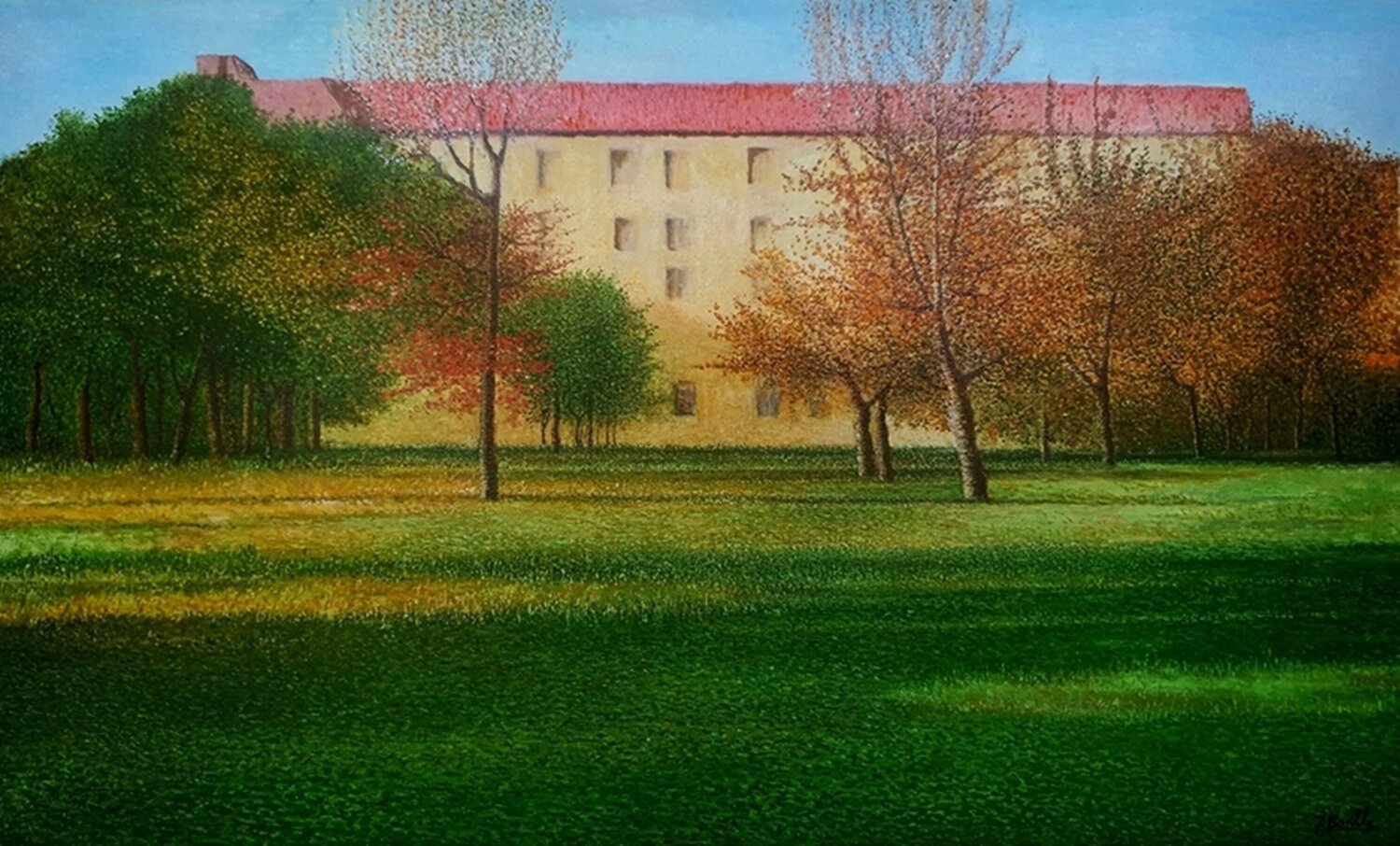 UNA GIORNATA DI SOLE de DOMENICO URSILLO (2023) : Peinture Huile sur ...