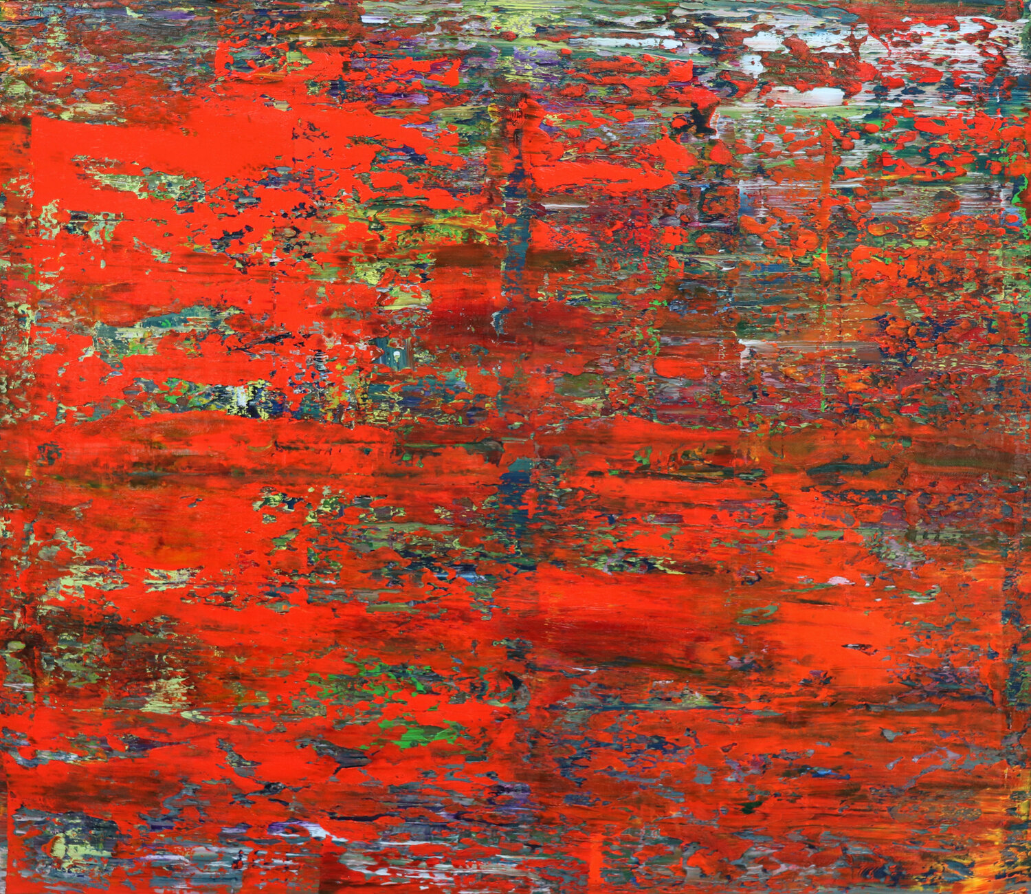 Lake Pyasino [Abstract N°2551] von Koen Lybaert (2020): Malerei Öl auf ...