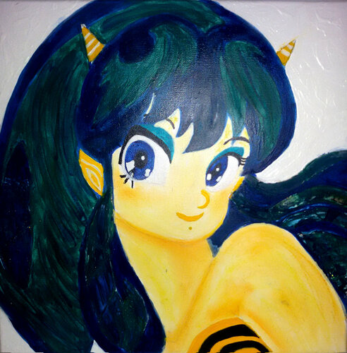 LAMU Dedicated to Rumiko Takahashi by Carla Bertoli (2018) : Painting ...