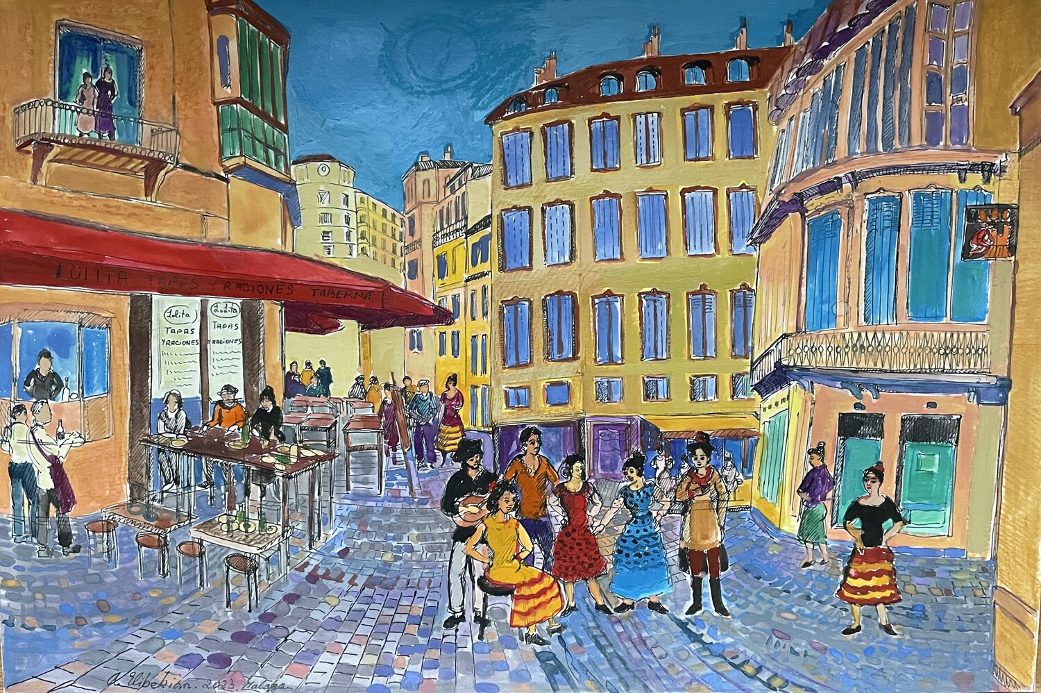 La Lolita , Taberna Andalouza by Areg Elibekian (2023) : Work on Paper ...