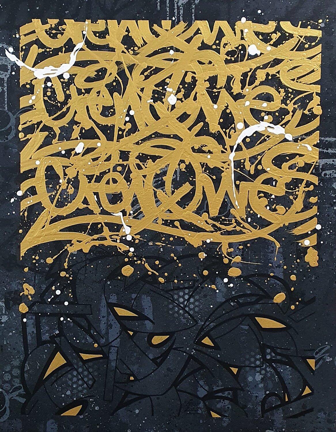 Gold Digger 6B by Michel Cren Pietsch (2022) : Painting Acrylic ...