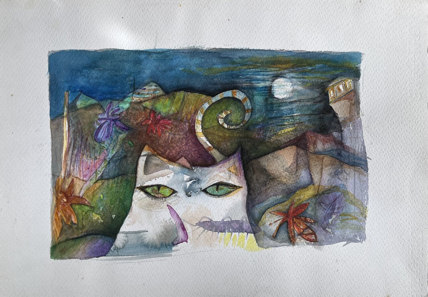 Despliegue 10 by Sandra Botner (2019) : Painting Watercolor on Paper ...