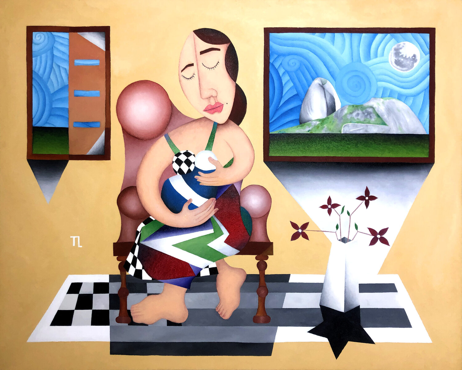 Another Star is Born de Teixeira Leite (2025): Pintura Óleo en Lienzo - Singulart