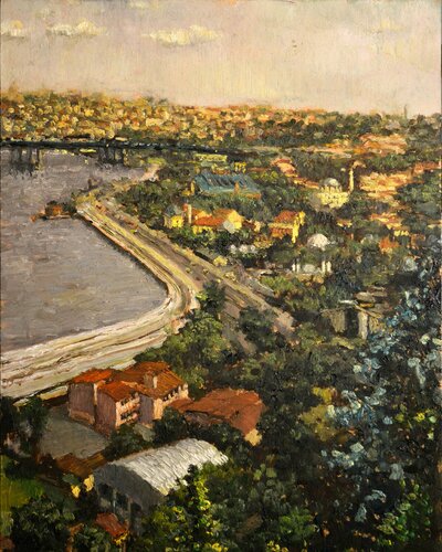 Pumpkins by Imad Habbab (2022) : Painting Oil on Canvas - Singulart