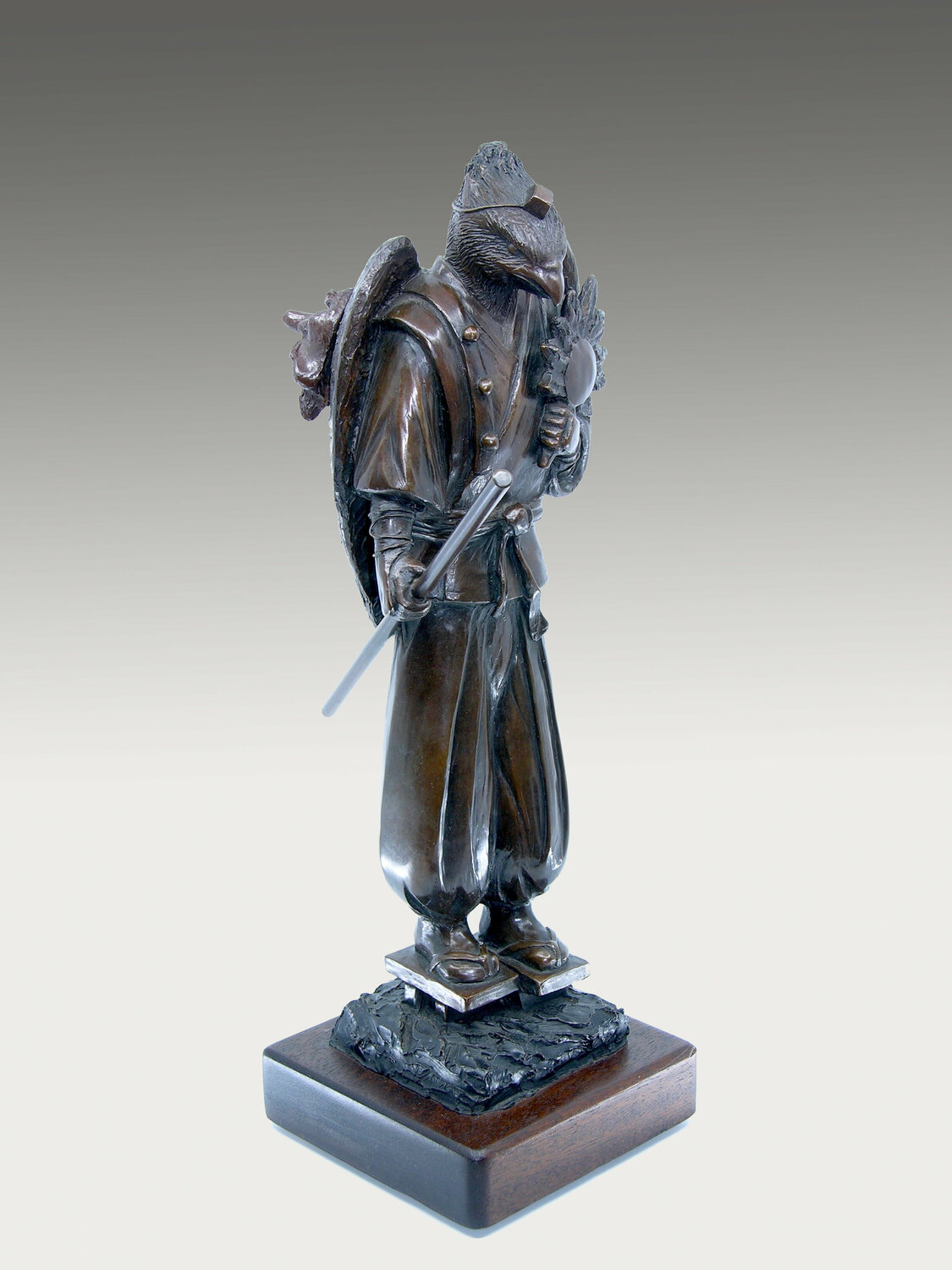 Karasu - Tengu von Tomoaki Orikasa (N.D): Skulptur Bronze - SINGULART