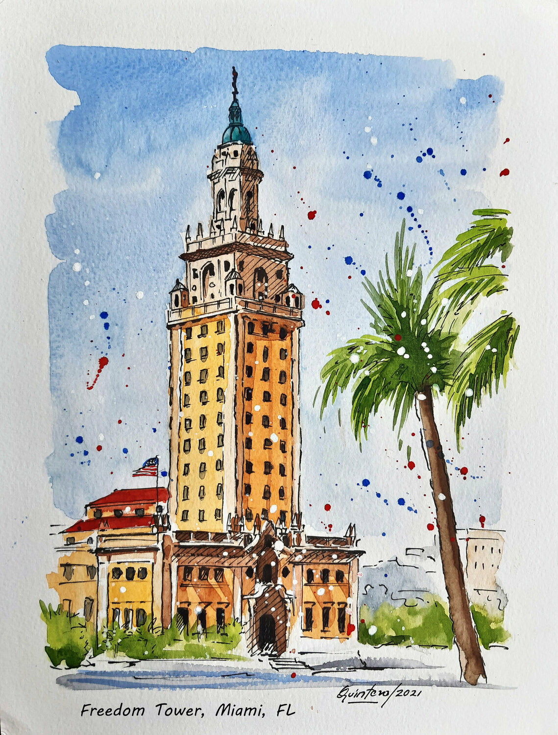 Freedom Tower Drawing