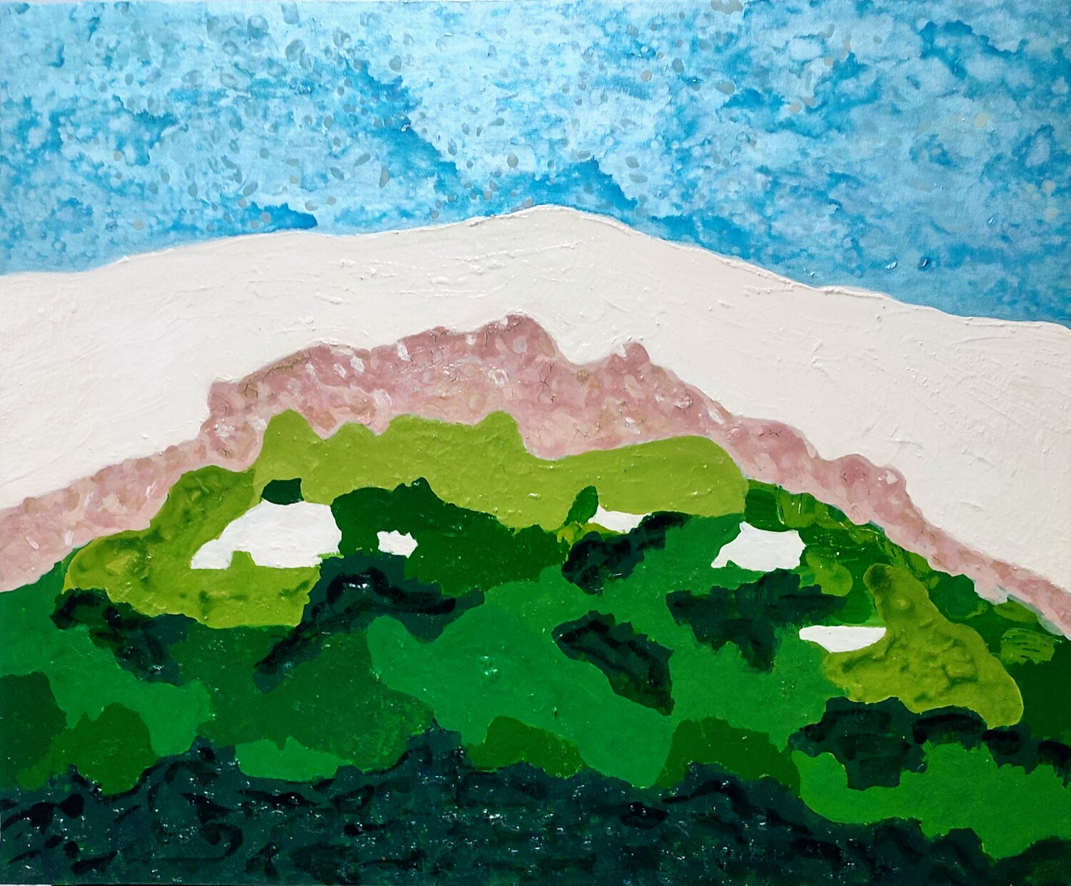 PAISAJE 1. 2025 by JOAN PARRAMON (2025) : Painting Acrylic, Ink on Canvas - Singulart