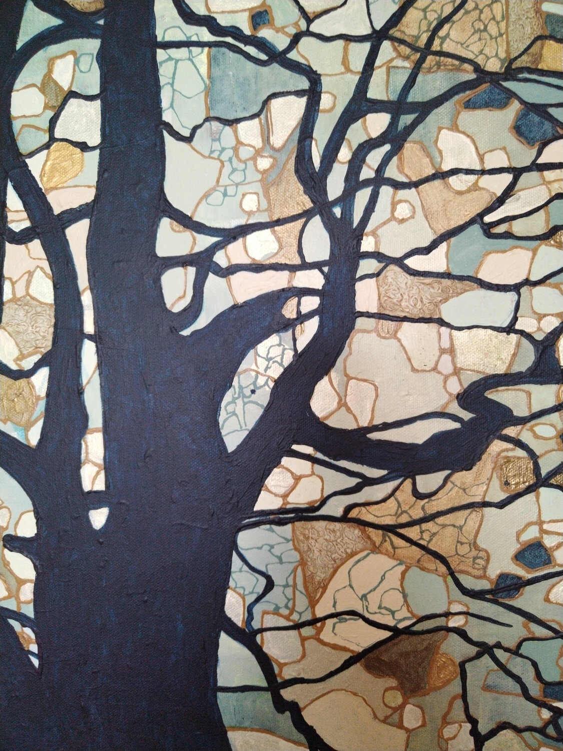 Arbre de bronze by Sophie Cantou (2023) : Painting Acrylic on Canvas ...