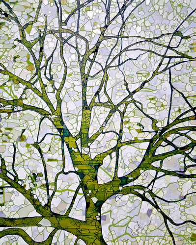 Arbre sacré by Sophie Cantou (2024) : Painting Acrylic on Canvas ...
