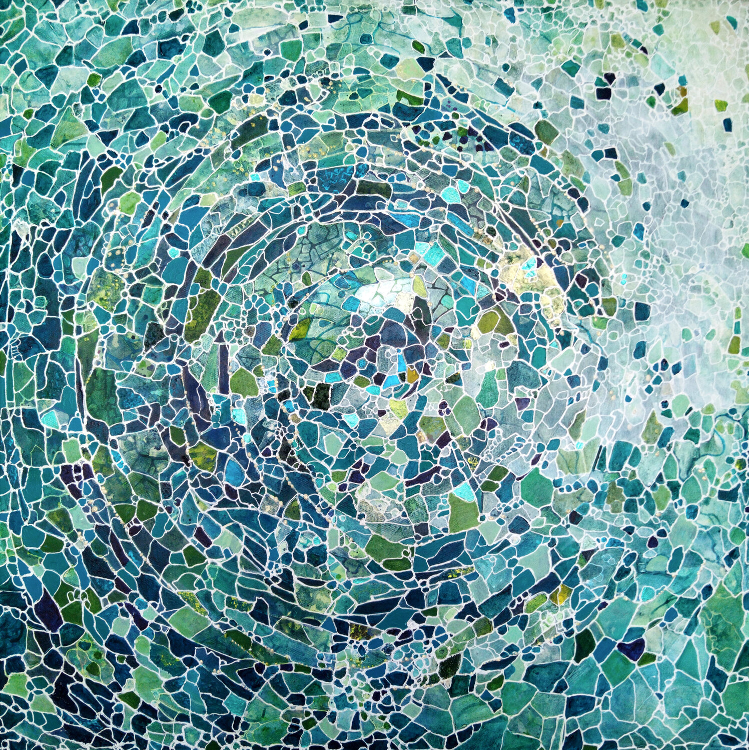 Cosmos 2 by Sophie Cantou (2023) : Painting Acrylic, Sand on Canvas ...