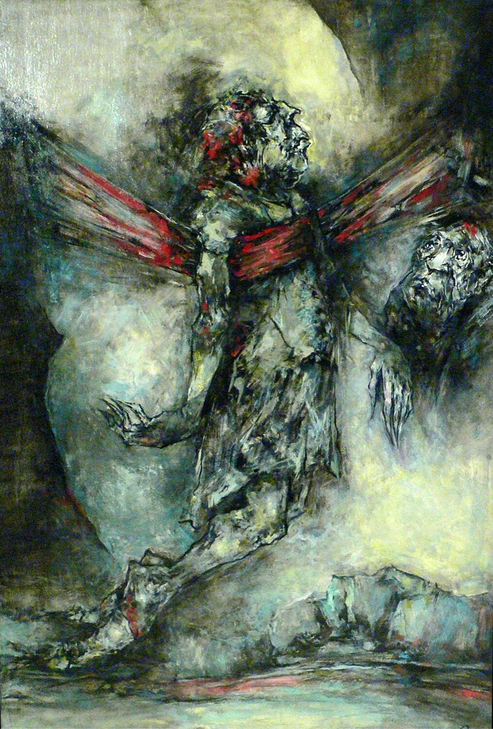 Coma by Claude Serpaggi (2013) : Painting Oil, Resin on Wood - Singulart