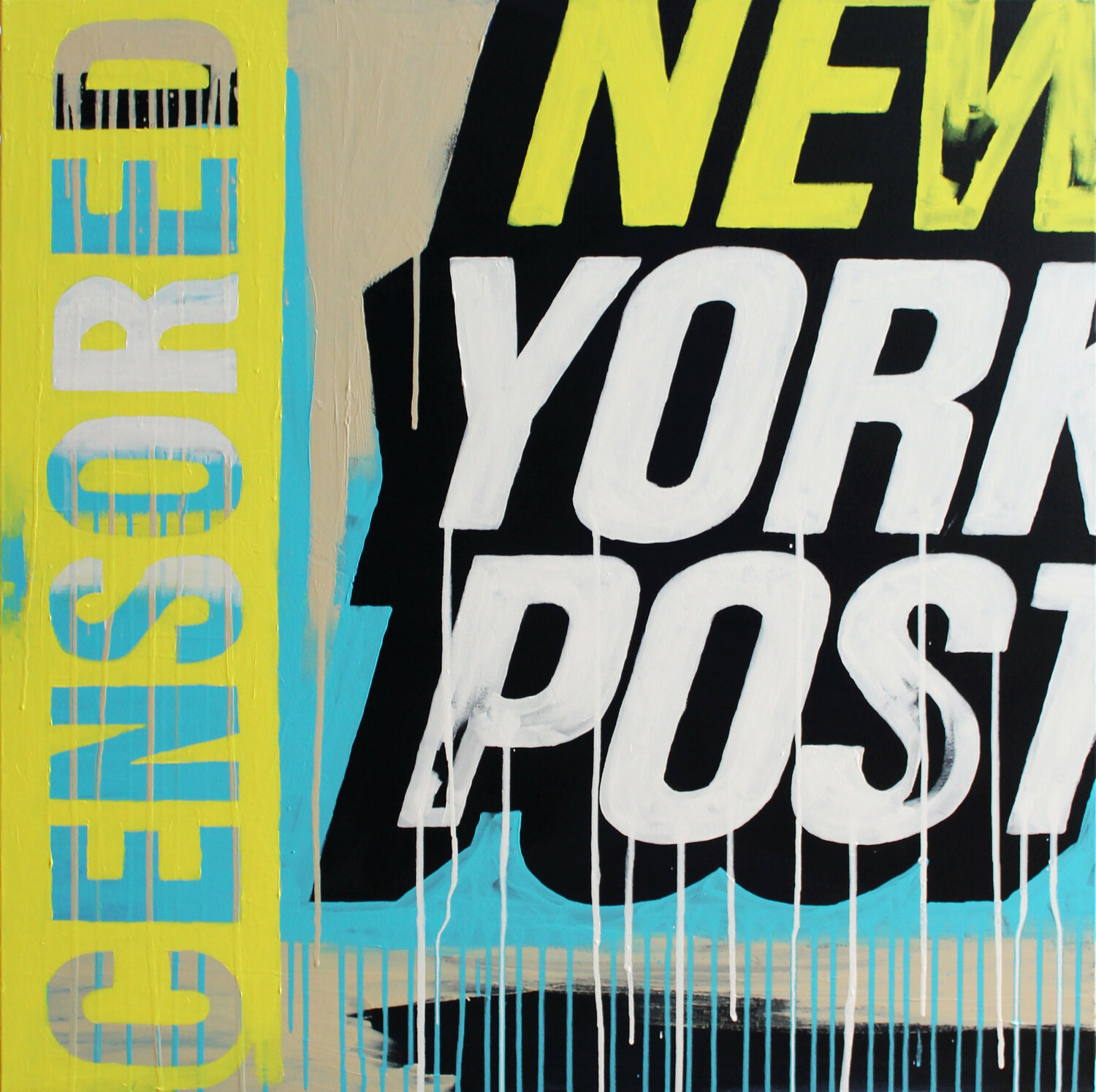 CENSORED by STAN (2022) : Painting Acrylic on Canvas - Singulart