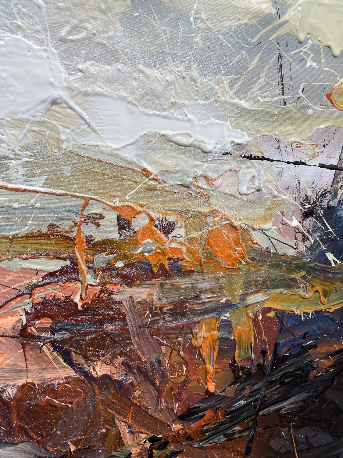 Depth of nature 274 by Nazarii Medvid (2023) : Painting Acrylic on ...