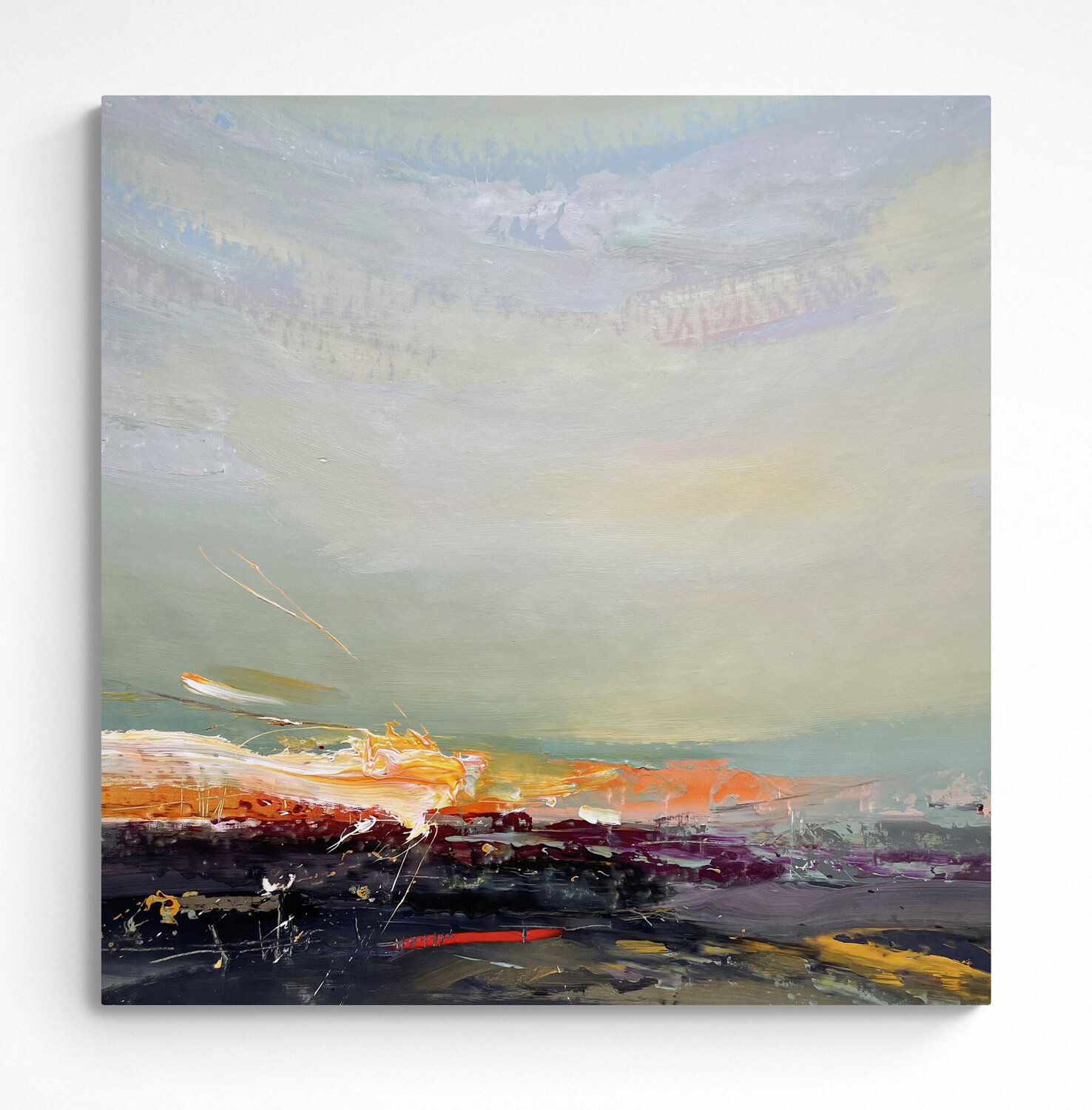 Depth of nature 221 by Nazarii Medvid (2022) : Painting Acrylic on ...