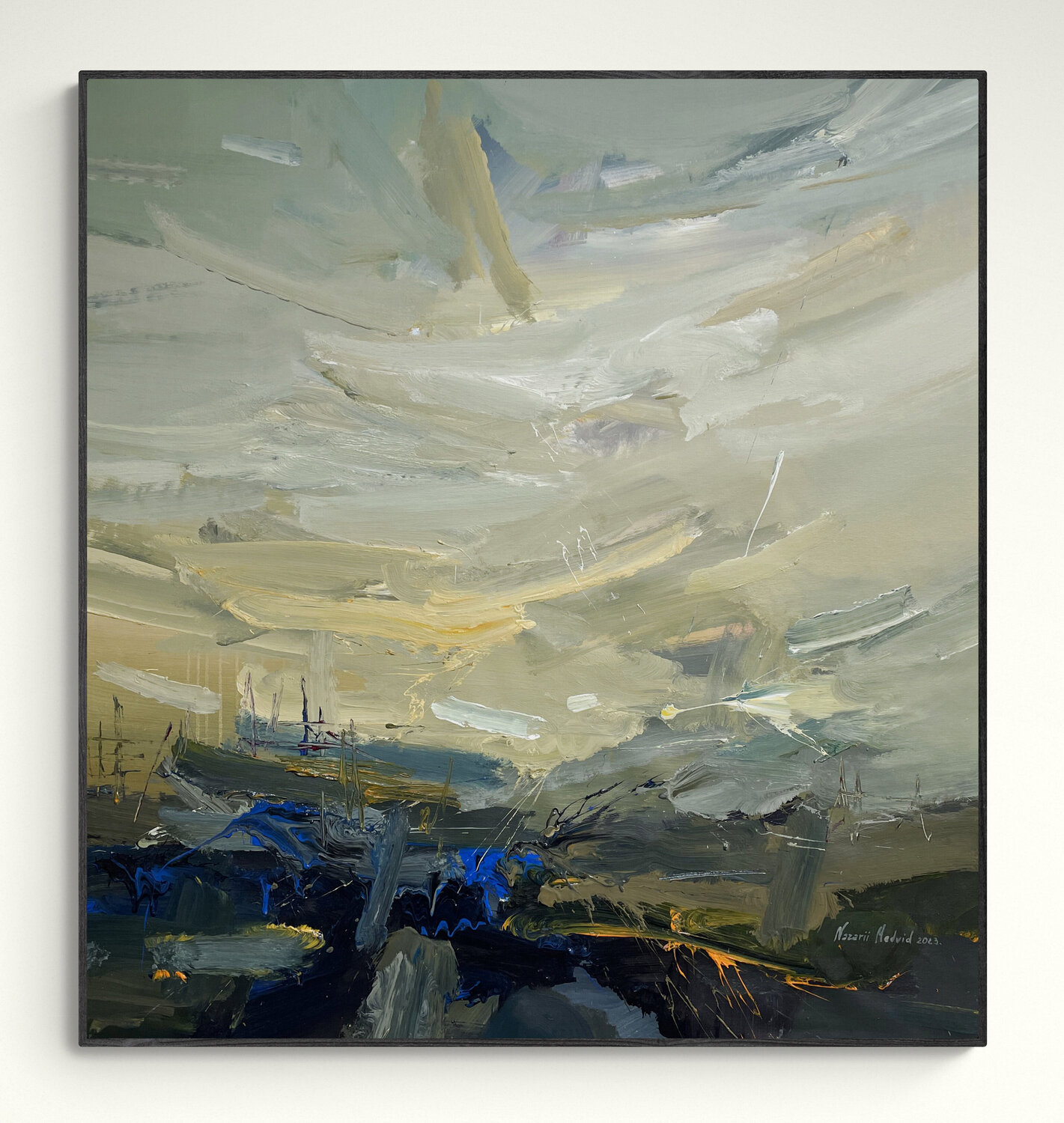 Depth of nature 251 by Nazarii Medvid (2023) : Painting Acrylic on ...