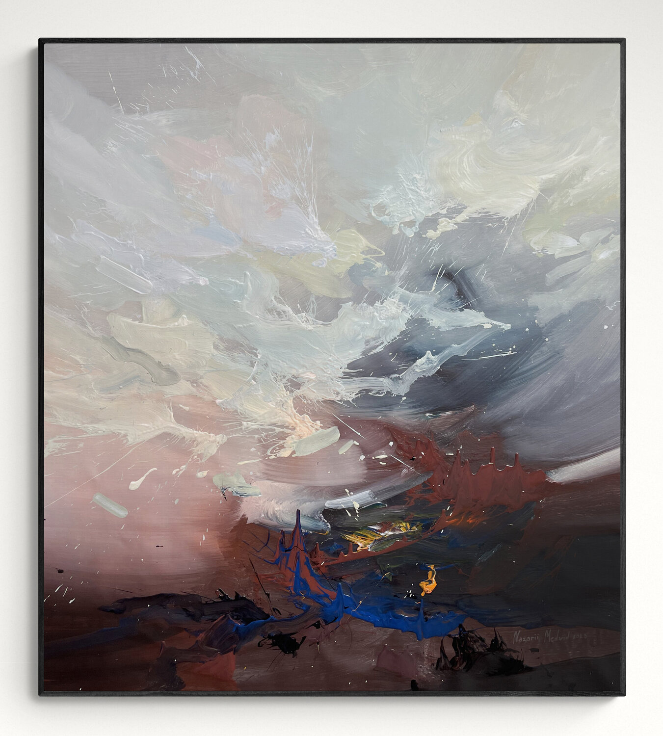 Depth of nature 296 by Nazarii Medvid (2023) : Painting Acrylic on ...