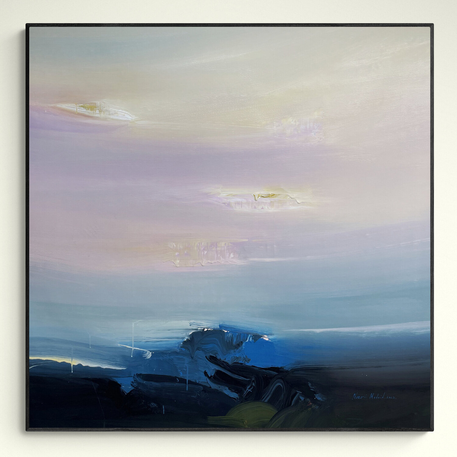 Depth of nature 306 de Nazarii Medvid (2023) : Peinture Acrylique sur Toile - Singulart