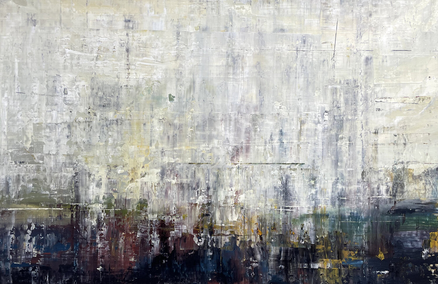 Structure 6 by Nazarii Medvid (2023) : Painting Acrylic on Canvas ...