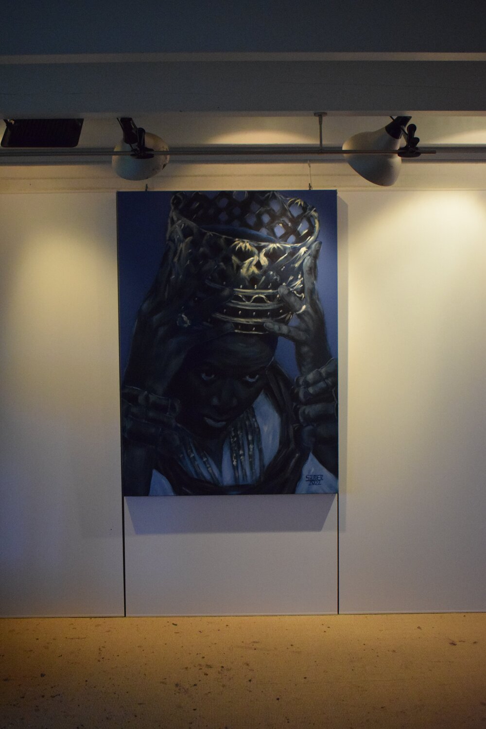 Self-Crowning 3 von Prof. Gerhard Silber (2022): Malerei Acryl auf ...