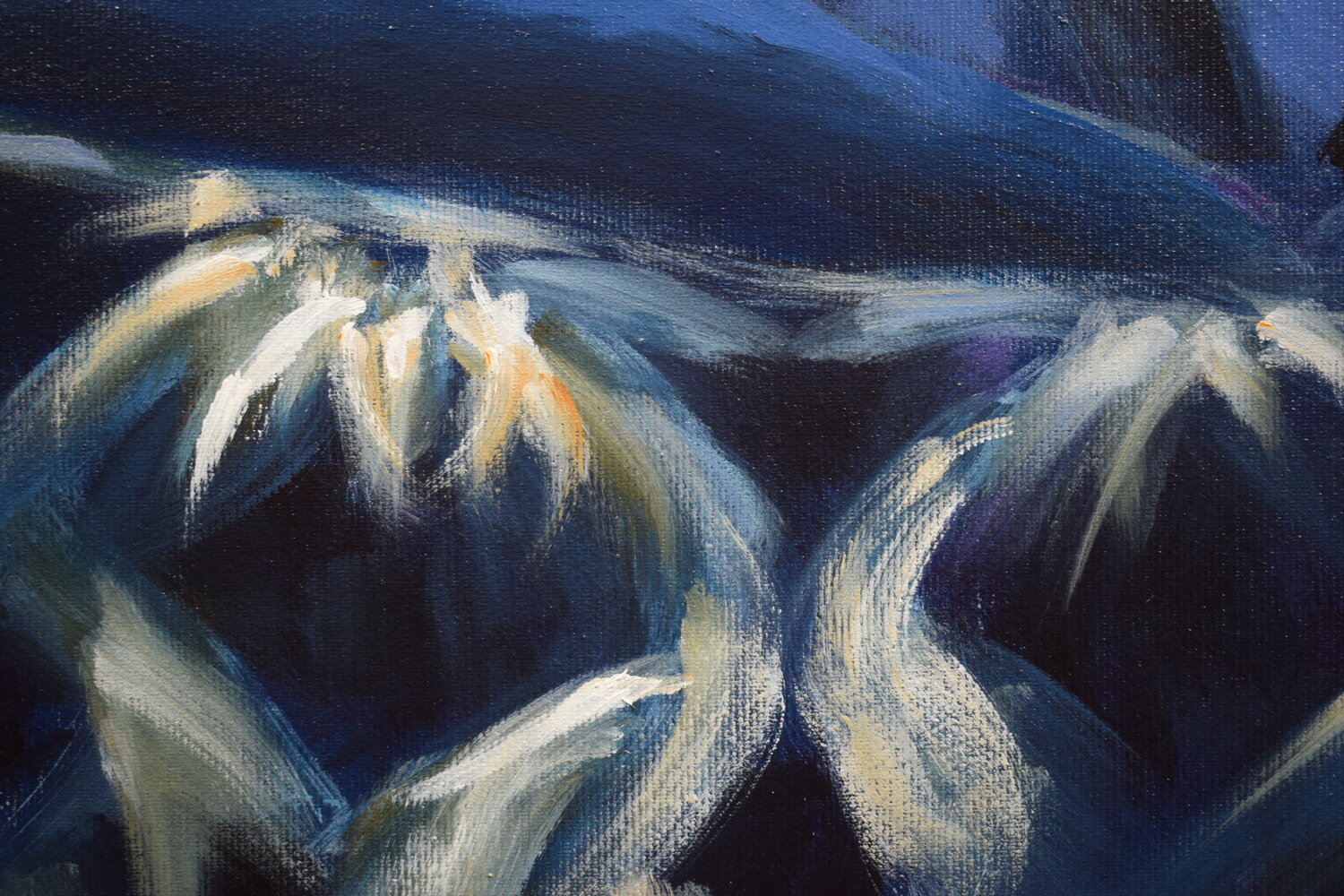 Self-Crowning 3 von Prof. Gerhard Silber (2022): Malerei Acryl auf ...