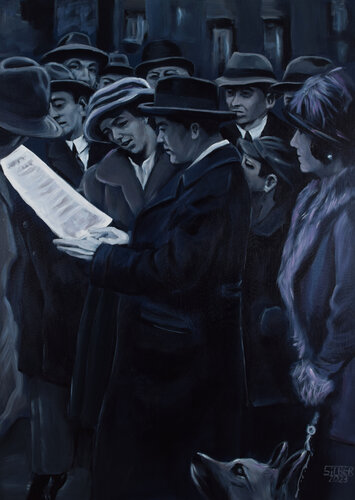 The Message IV by Prof. Gerhard Silber (2023) : Painting Acrylic on ...