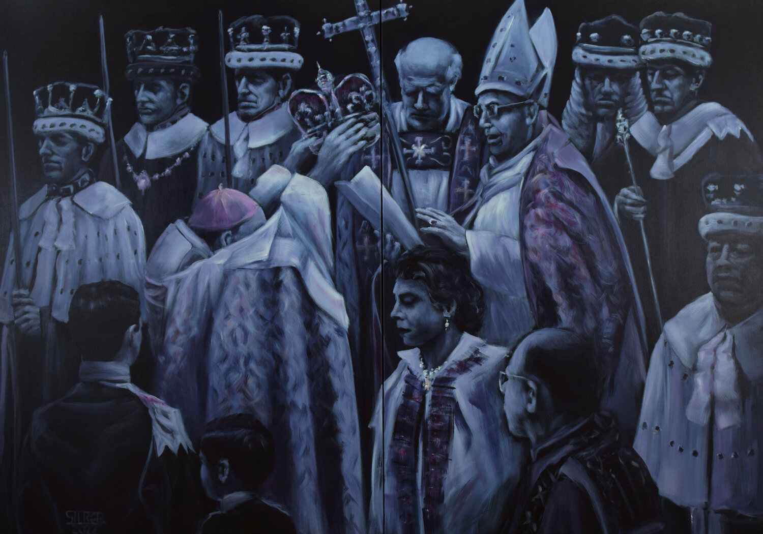 Crowning by Prof. Gerhard Silber (2022) : Painting Acrylic on Canvas ...