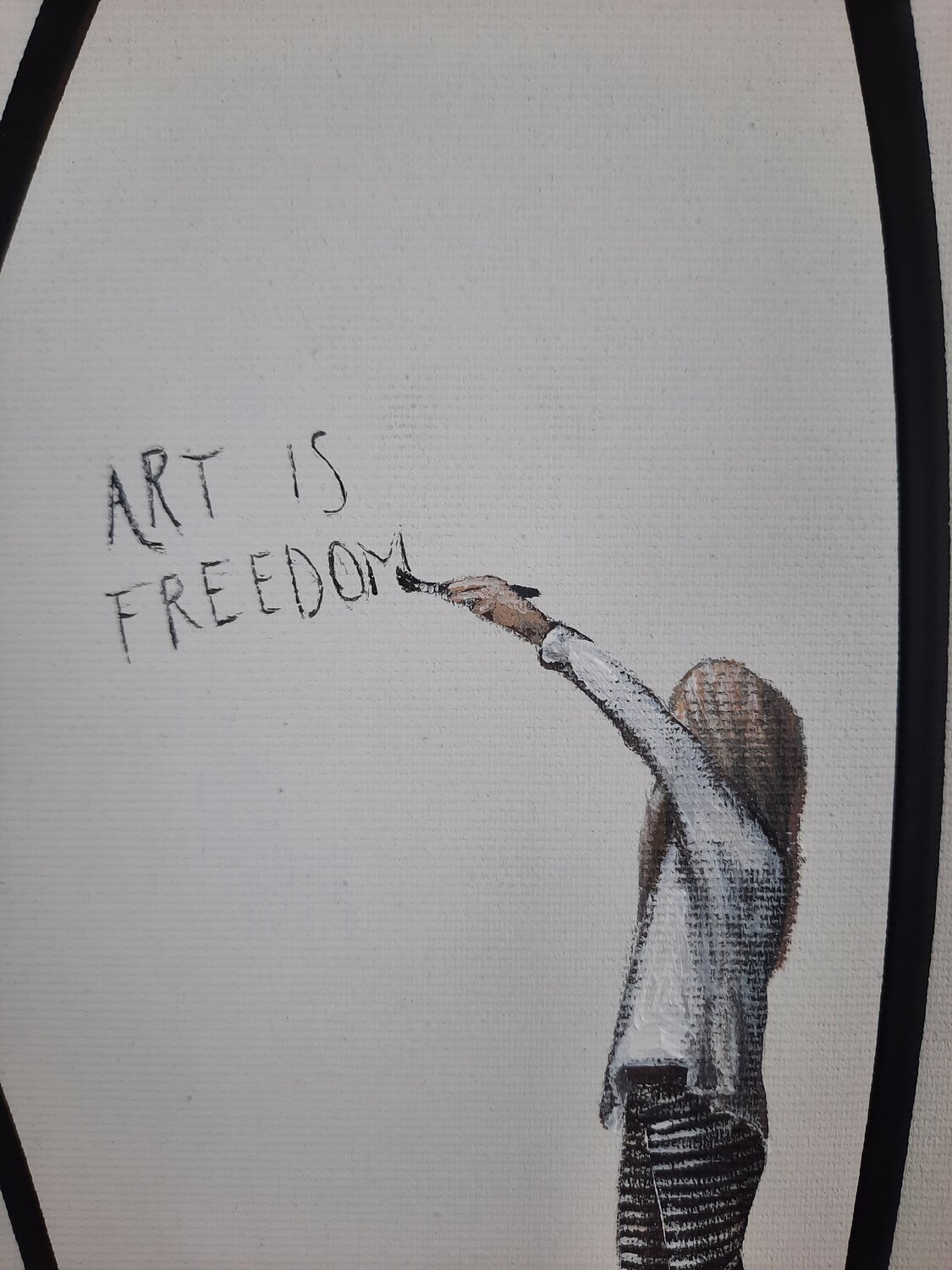 Art is Freedom II by Anja Spagl (2023) : Painting Acrylic on Canvas ...